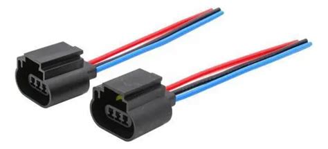 6 X 2 Pieces H13 9008socket Female Adapter Wiring Wire Mercadolivre