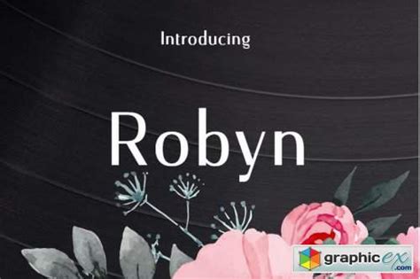Robyn Font Free Download Vector Stock Image Photoshop Icon