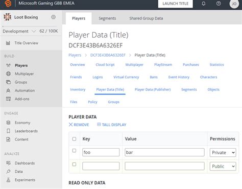 structed s blog extending playfab reacting to playstream events