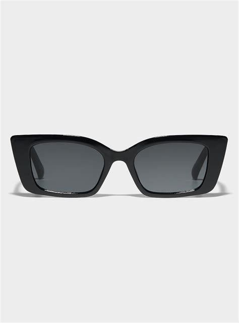 Sonia Thick Frame Rectangular Sunglasses Simons Shop Womens