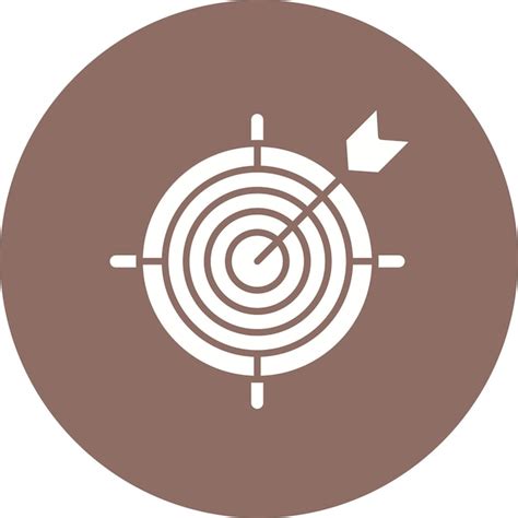 Premium Vector Nested Target Icon Vector Image Can Be Used For