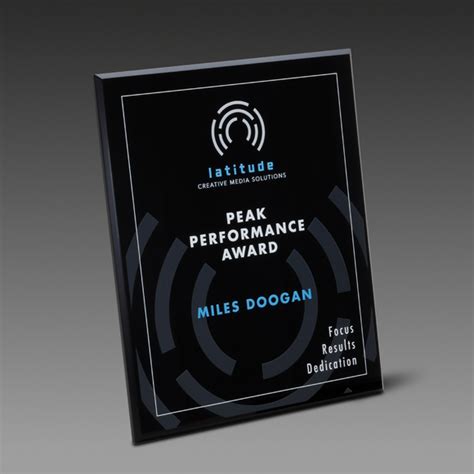 Border Plaque™ Black Aif Awards