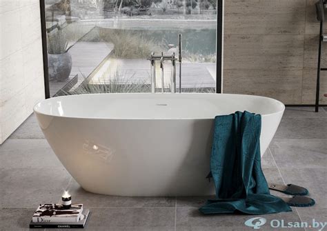 Купить отдельностоящую каменную ванну Roca Ariane 165x75 см в Минске