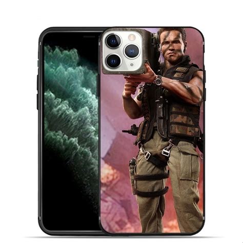 Arnold Schwarzenegger Machine Gun Terminator Case For Iphone 11 I