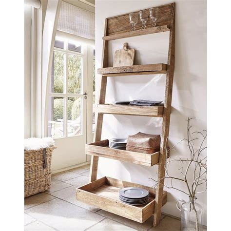 R600 Off On Voyager Reclaimed Pine Ladder Shelf Onedayonly