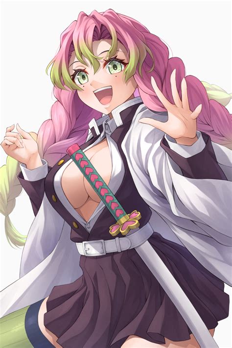 Kanroji Mitsuri Kimetsu No Yaiba Drawn By Ten Tenchan Man Danbooru