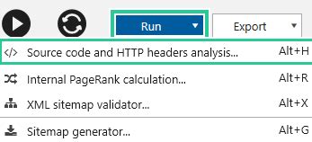 Source Code And Headers Analysis Netpeak Software Help Center