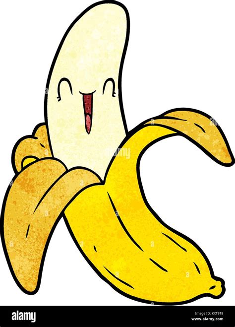 Cartoon Crazy Happy Banana Stock Vector Image And Art Alamy