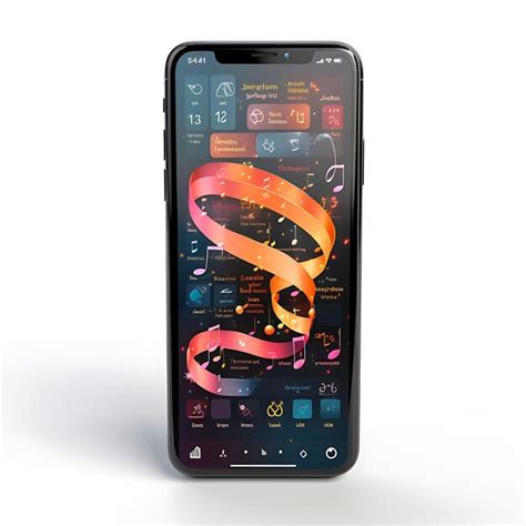 Premium Ai Image Mobile App Layout Design Of Music Theory Musical Notes Layout Harmonious