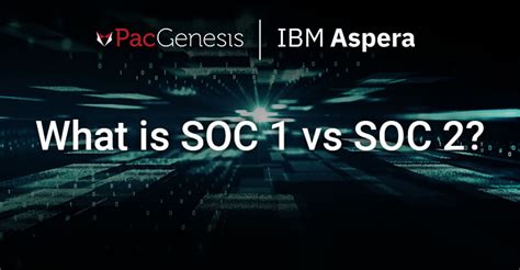 What Is SOC 1 Vs SOC 2 PacGenesis
