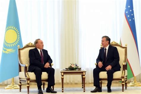 Presidents Of Uzbekistan And Kazakhstan Hold Narrow Meeting UzReport News