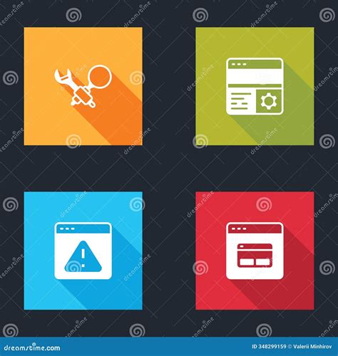 set debugging browser with exclamation mark and search engine icon