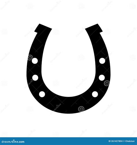 Horseshoe Icon Horseshoe Shape Stock Vector Illustration Of