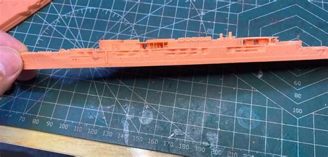 NNT Modell 1 700 French Navy Bretagne Class Battleship Lorraine 3D