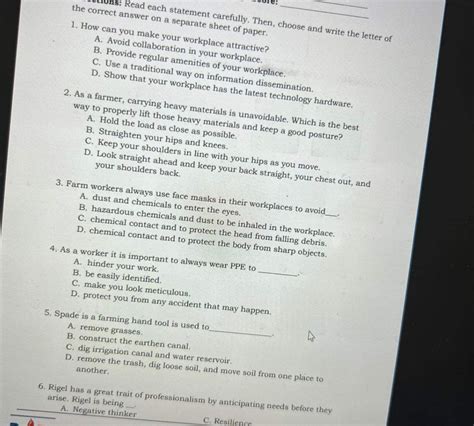 The Cors Read Each Statement Carefully Then StudyX