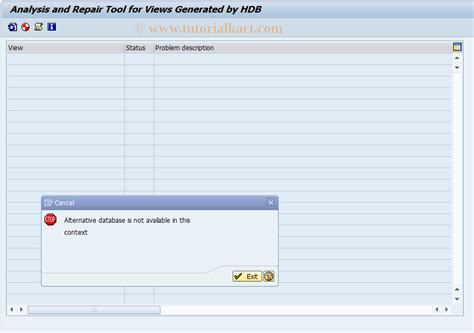 HDBVIEWS SAP Tcode Analysis And Generation Of HDB Views