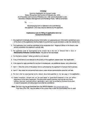 Mpcb Login Fill Online Printable Fillable Blank PdfFiller