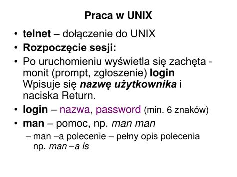 Ppt Systemy Sieciowe Wielodost Pne Unix Linux Powerpoint