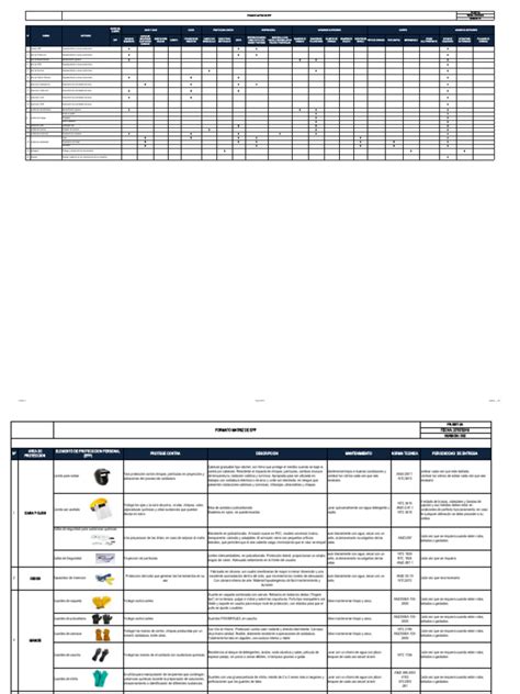 Matriz De Epp Pdf Soldadura Construcción