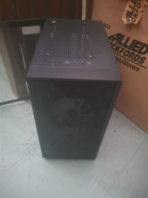 Matx Pc Case Including 3 Fan And Cpu Cooler Computers And Tech Desktops On Carousell