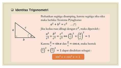 Materi Trigonometri Pertemuan 5 Pptx