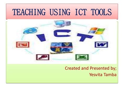 Teaching Using Ict Tools