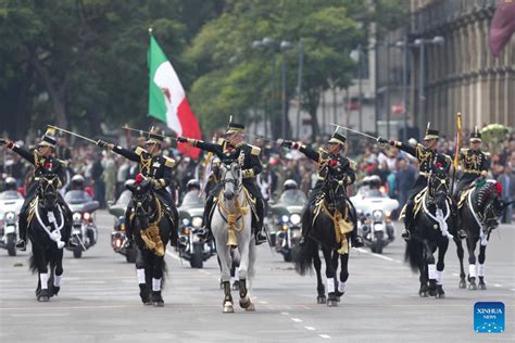 Military Parade Held For 213th Anniversary Of Mexicos Independence Day