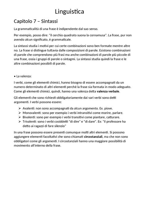 Riassunto Capitolo 7 Graffi Scalise Sintesi Del Corso Di