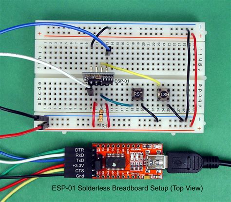 Breadboard And Program An ESP 01 Circuit With The Arduino IDE