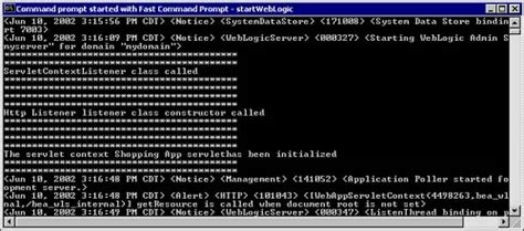 setting weblogic server specific parameters sams teach yourself bea