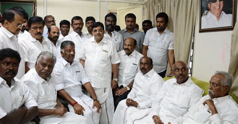 Aiadmk Mla Disguises Himself Climbs Wall In Dramatic Escape From
