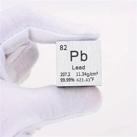 Polished Metal Lead Cube 9999 Cube Science Temu