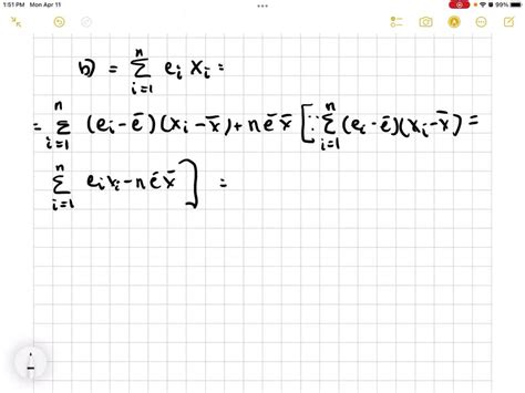 Solved For The Simple Linear Regression Model Show That The Elements Of The Hat Matrix Are Hi J
