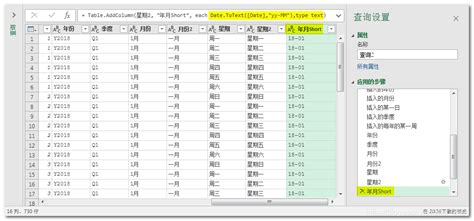 Bi神器power Query（18） Pq制作时间维度表（7）datetotext Csdn博客