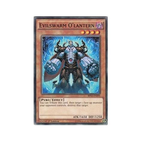 Yu Gi Oh Card Bp03 En099 Evilswarm Olantern Common Chaos Cards