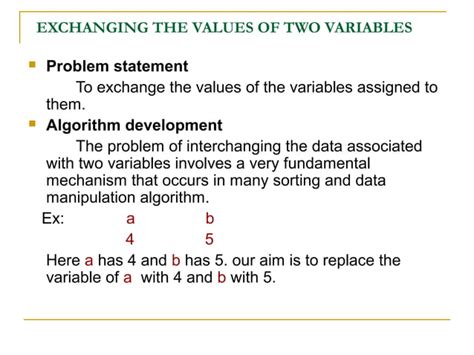 Problem Solving Aspect Of Swapping Two Integers Using A Temporary