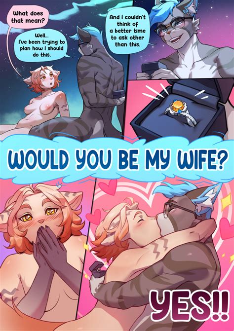 Rule 34 Absurd Res Anthro Blue Eyes Blue Hair Blush Breasts Closed Eyes Comic Dialogue Digit