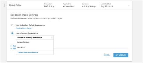 troubleshooting umbrella custom block page bypass user code cisco
