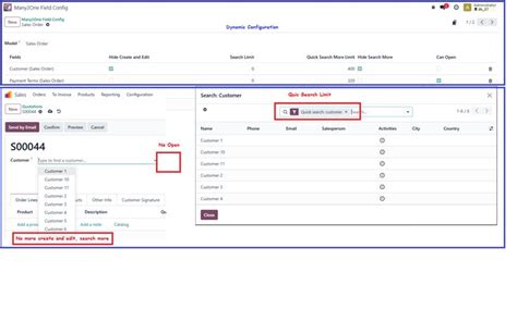 dynamic many2one fields option odoo app quotations dynamic