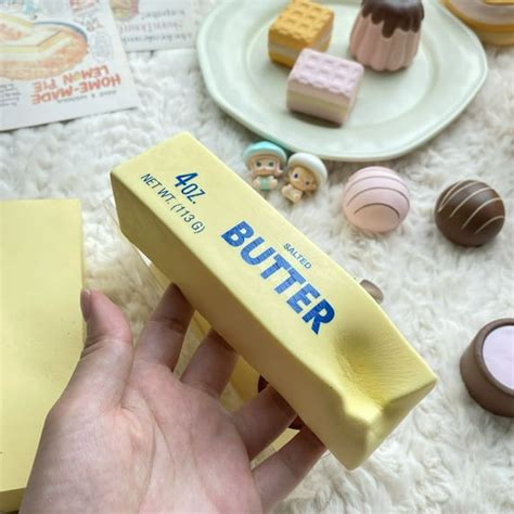 Jumbo Butter Stick Squishy Stress Ball Soft And Moist Fidget Squeeze