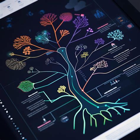 Premium Photo Dynamic Patient Profile Mind Map With Realtime Data Growth