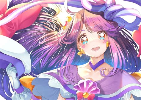 Suzumura Sango And Cure Coral Precure And 1 More Drawn By Yuutarou