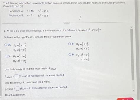Solved The Following Information Is Available For Two