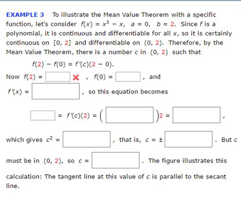 Solved To Illustrate The Mean Value Theorem With A Specific Chegg