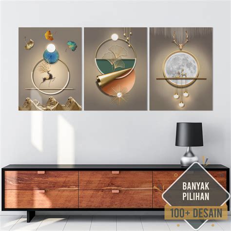 Jual Hiasan Dinding Aesthetic 30x40cm Ruang Tamu Pajangan Dinding