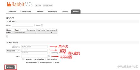 Rabbitmq User Management Role Management And Permission Settings