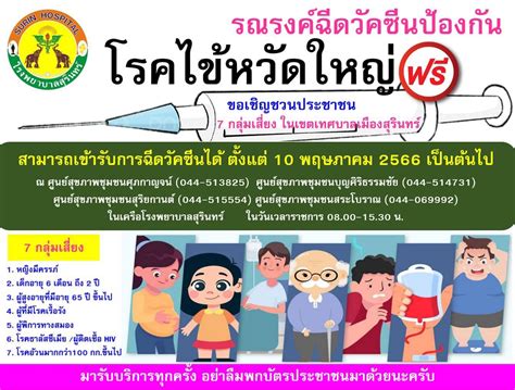 7 กลุ่มเสี่ยง โรงพยาบาลสุรินทร์