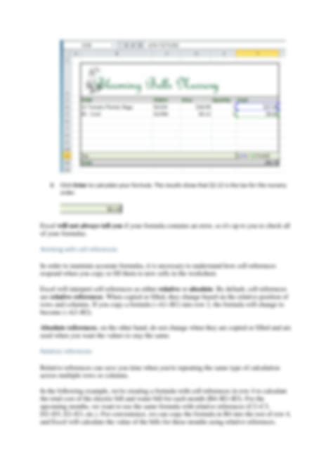 SOLUTION Creating Complex Formulas Studypool