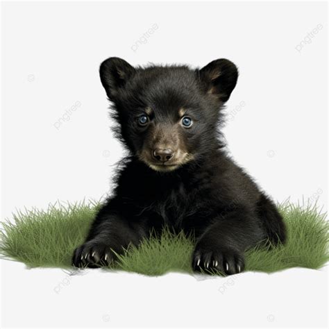 Adorable Chibi Black Bear Cub Chibi Black Bear Cub Bear Png