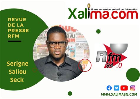 Revue De La Presse Wolof De Rfm Du Samedi 27 Mai 2023 Avec Serigne